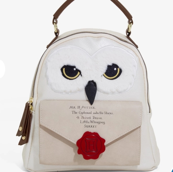 Bioworld | Bags | Nwt Harry Potter Hedwig Mini Backpack | Poshmark